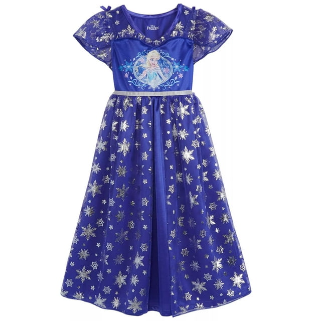 Disney Frozen Girls' Fantasy Gown Nightgown - Walmart.com