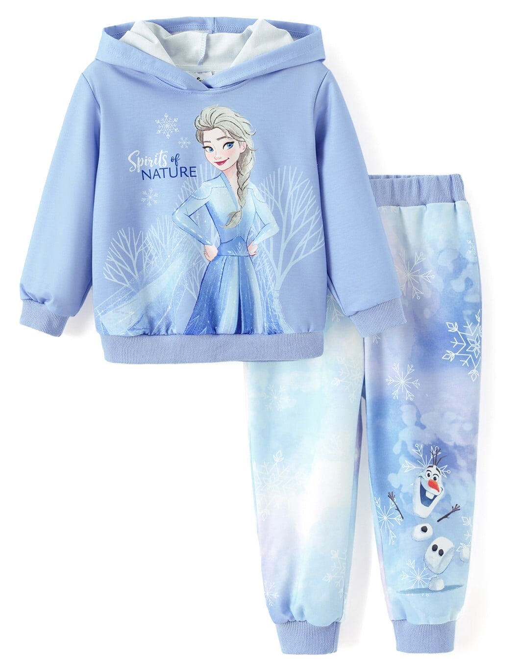 Disney Frozen Girls Hoodies Elsa Graphic Sweatshirts and Joggers Pants ...