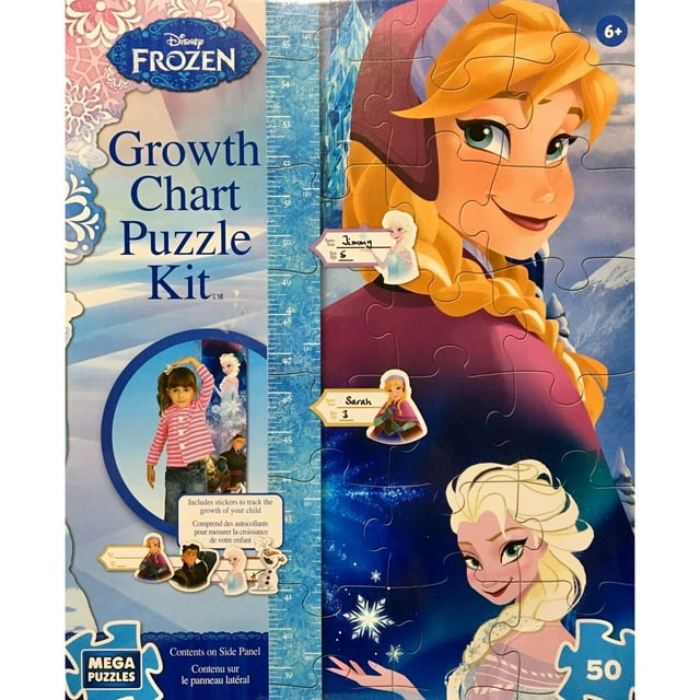 Disney Frozen Growth Chart Puzzle Kit - Walmart.com