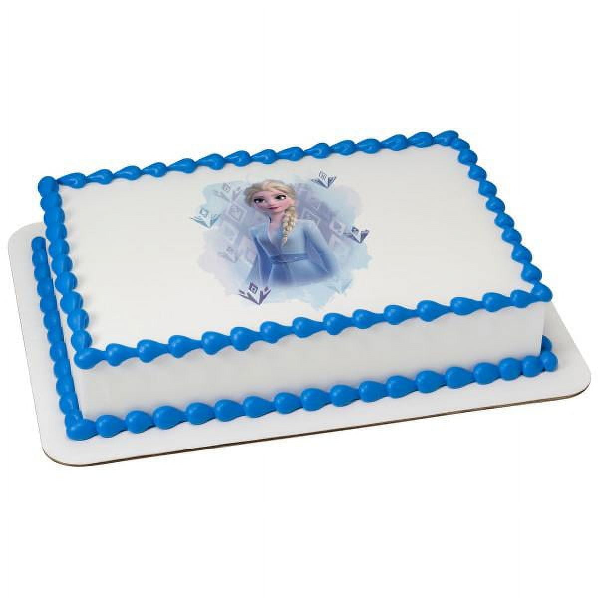 Disney Frozen II Elsa Edible Cake Topper Image - Walmart.com