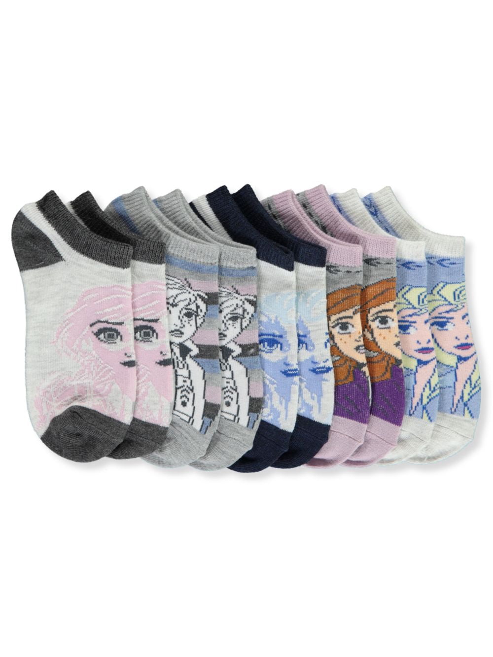 Disney Frozen II Girls' Shadowed 5-Pack Ankle Socks - Walmart.com