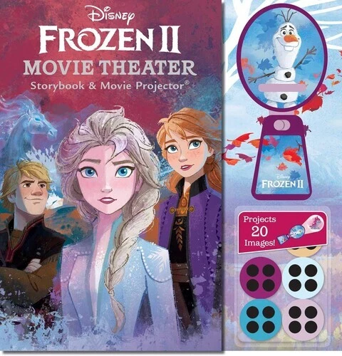 Disney-Frozen-II-Movie-Theater-Storybook-&-Movie-Projector-[New-Book ...