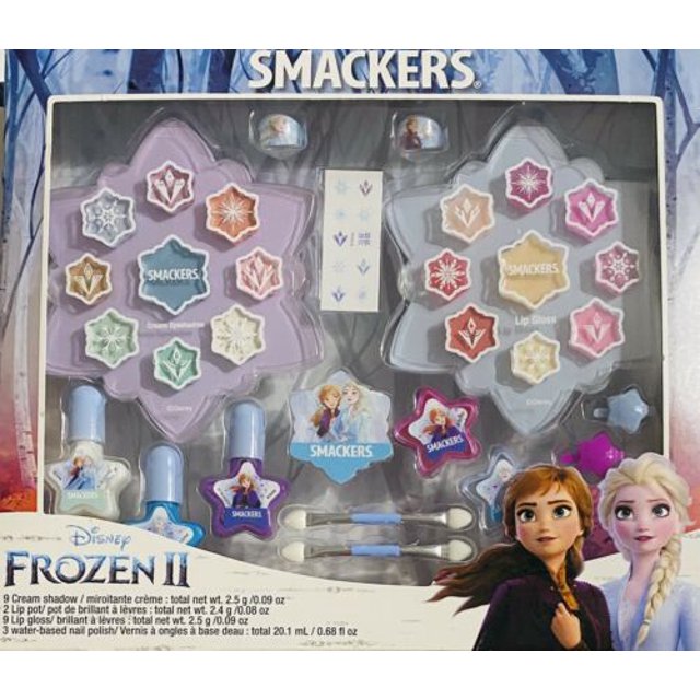 Disney Frozen Ii Smackers 40 Piece Beauty Collection Make Up Set