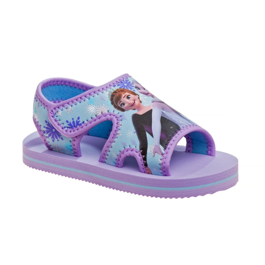 Disney Frozen II girls hook and loop Girls open-toe sport Toddler ...