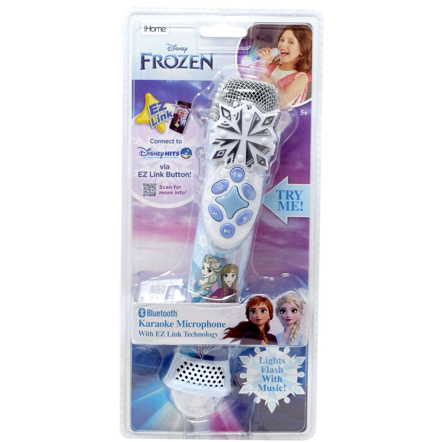 Disney Frozen Karaoke Bluetooth Microphone - Walmart.com