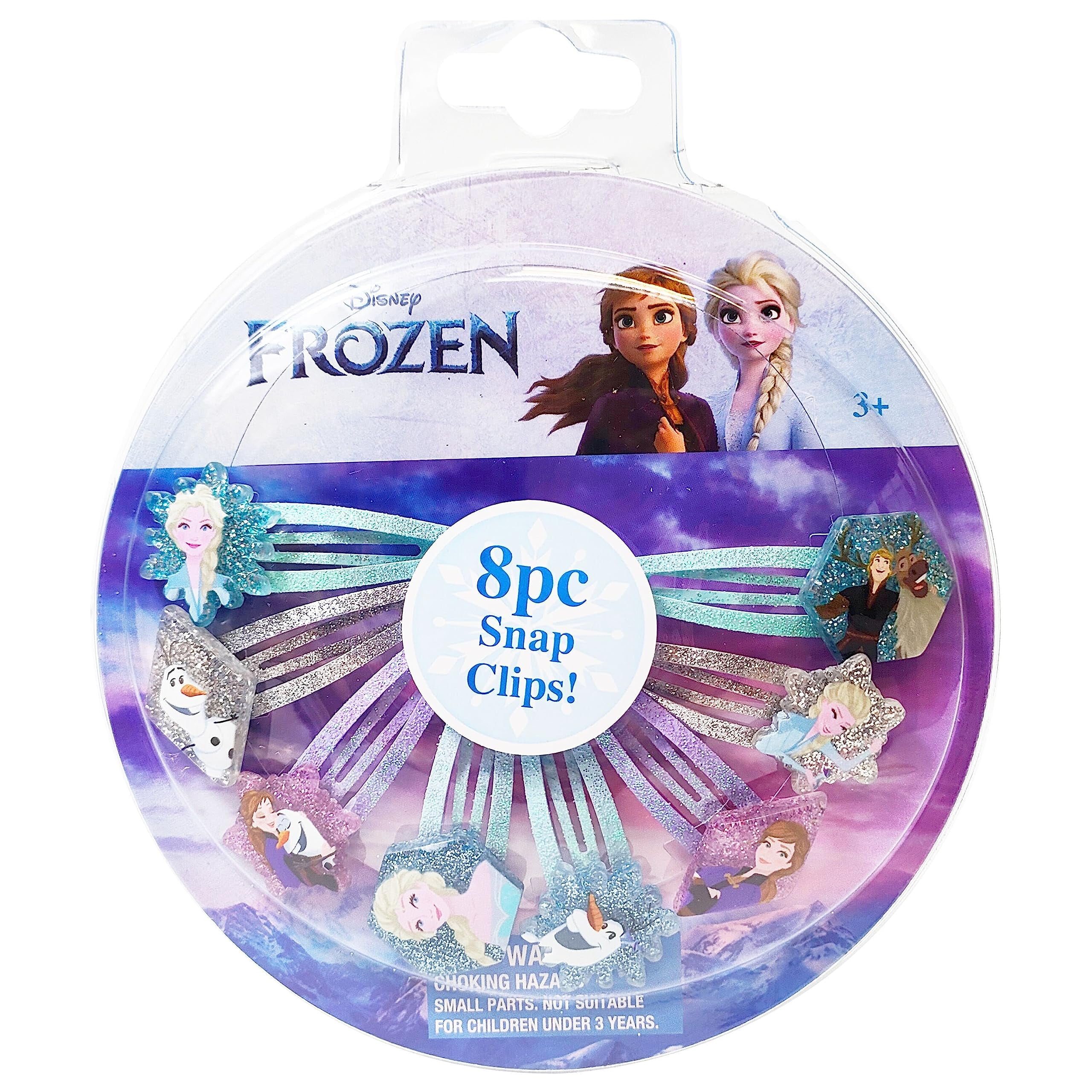 Disney Frozen Kids Hair Clips for Girls Snap Clips 8 Pack Multi Color ...