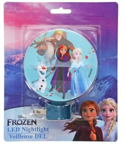 Disney Frozen LED Nightlight Featuring Elsa and Anna - Walmart.com