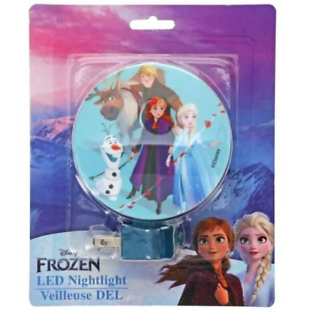 Disney Frozen LED Nightlight Featuring Elsa and Anna - Walmart.com
