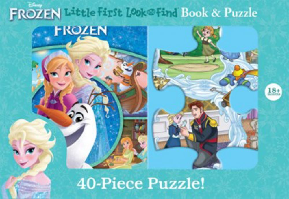 Disney Frozen: Little First Look and Find Book and Puzzle (Hardcover ...