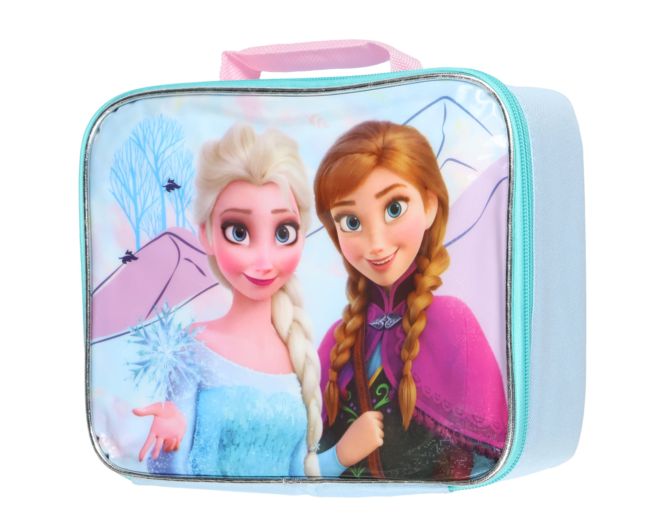 Disney Frozen Lunch Box for Kids | Elsa and Anna Glitter Shimmer Effect ...