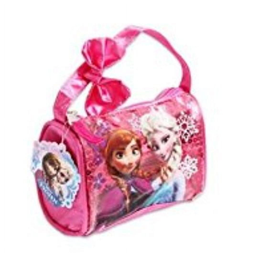 Disney Frozen Mini Pink Sequin Hobo Bag Hand Bag Frozen Elsa and Anna 6 ...