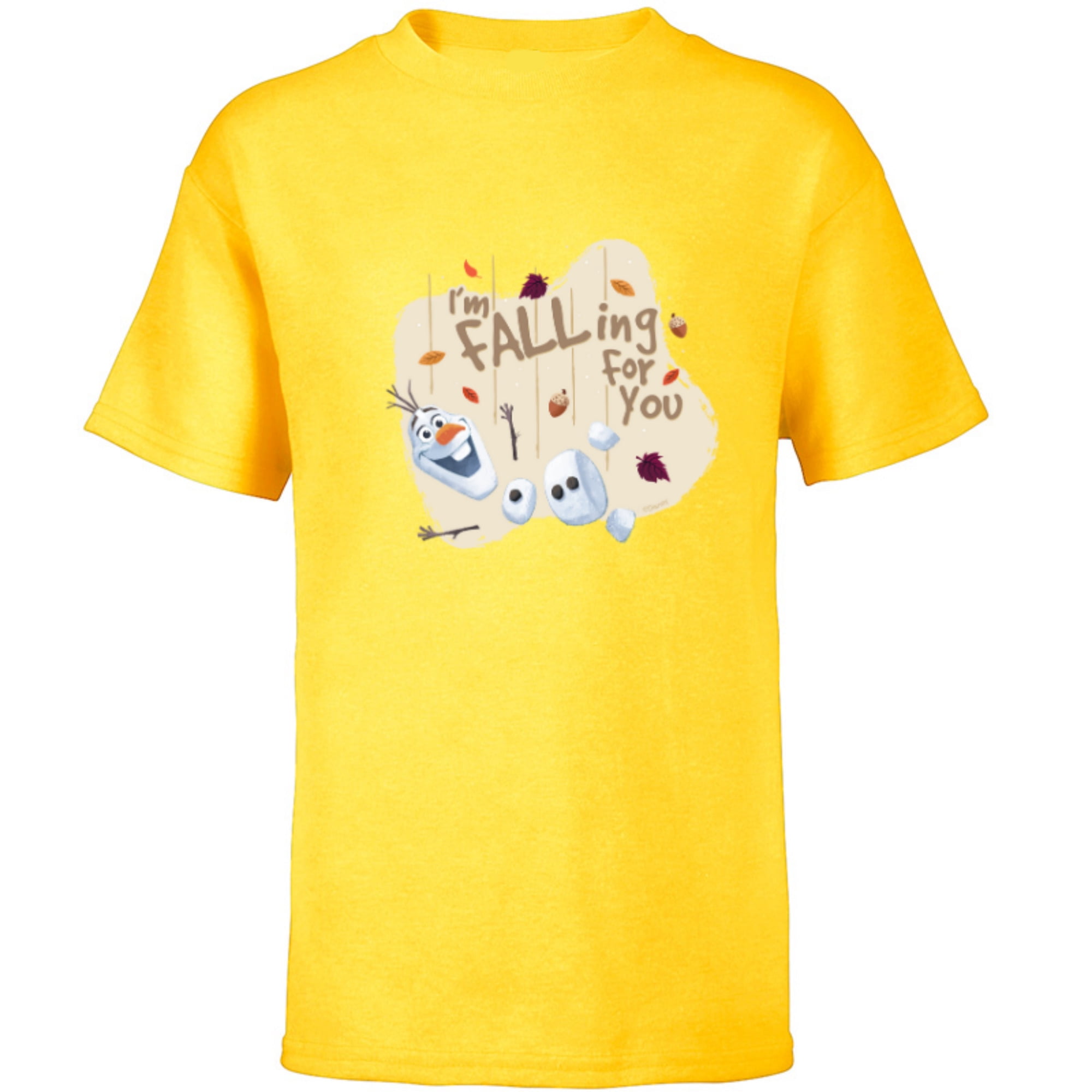 Disney Frozen Olaf Autumn Fall Funny “I’m FALLing for You” - Short ...