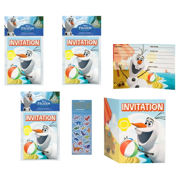 Olaf Birthday Invitations