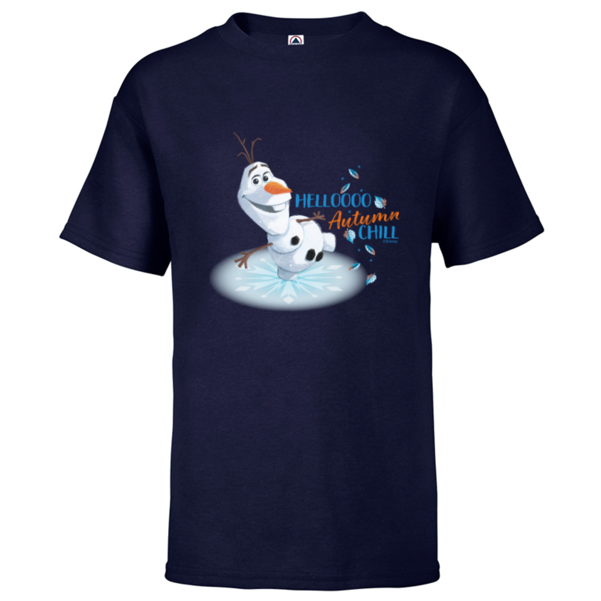 Disney Frozen Olaf Fall Funny “Helloooo Autumn Chill” - Short Sleeve T ...