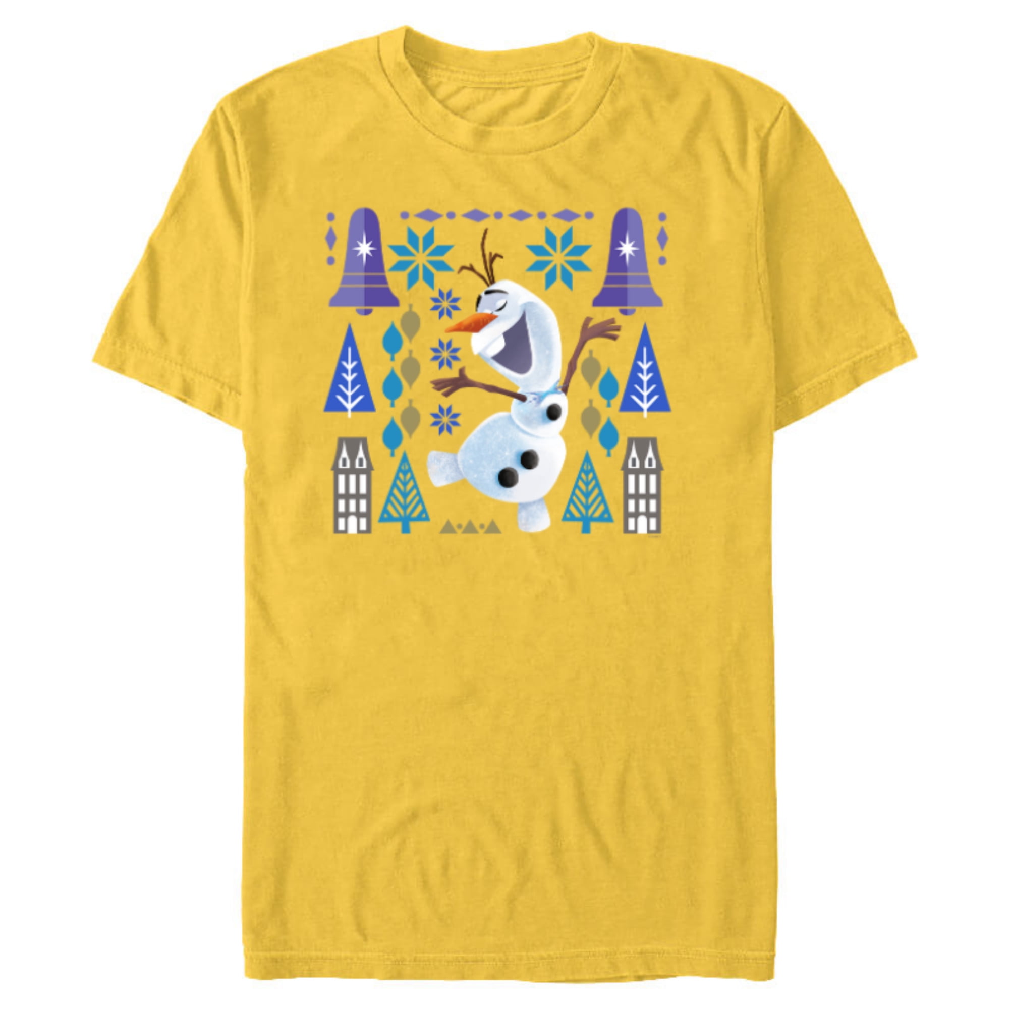 Disney Frozen Olaf Holiday Winter Wonderland - Short Sleeve Blended T ...