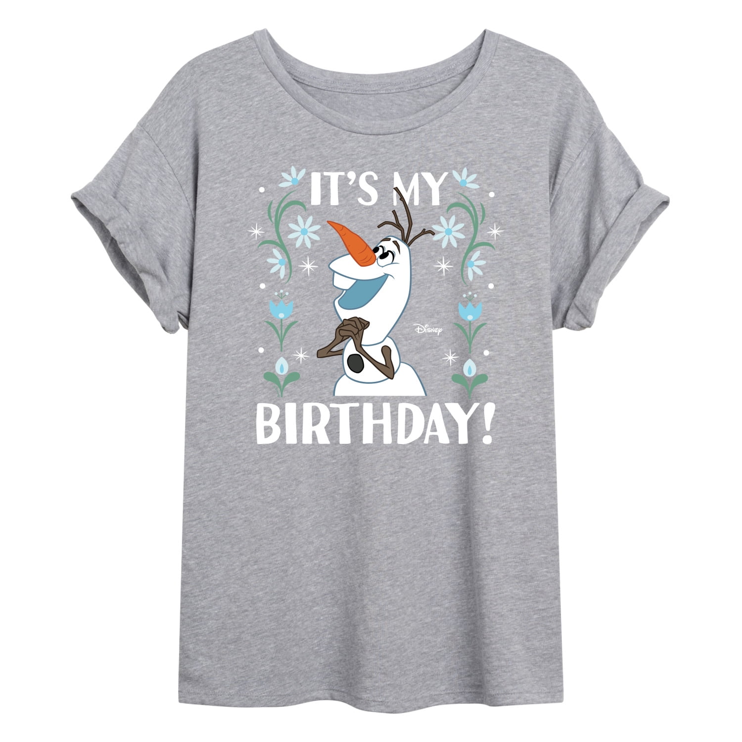 Disney Frozen - Olaf It's My Birthday - Juniors Ideal Flowy Muscle T ...