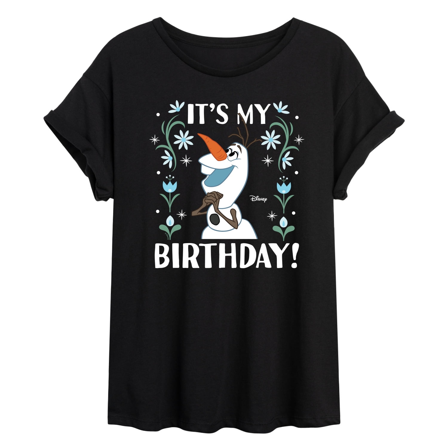Disney Frozen - Olaf It's My Birthday - Juniors Ideal Flowy Muscle T ...