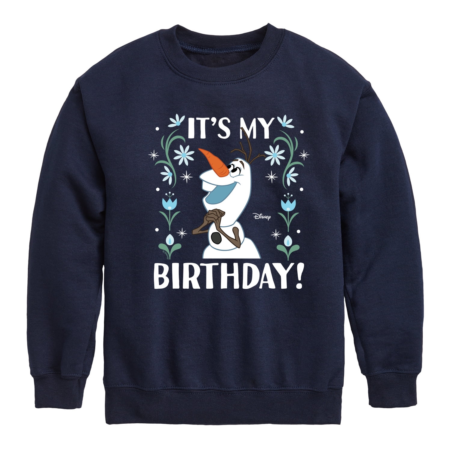 Disney Frozen - Olaf It's My Birthday - Toddler & Youth Crewneck Fleece ...