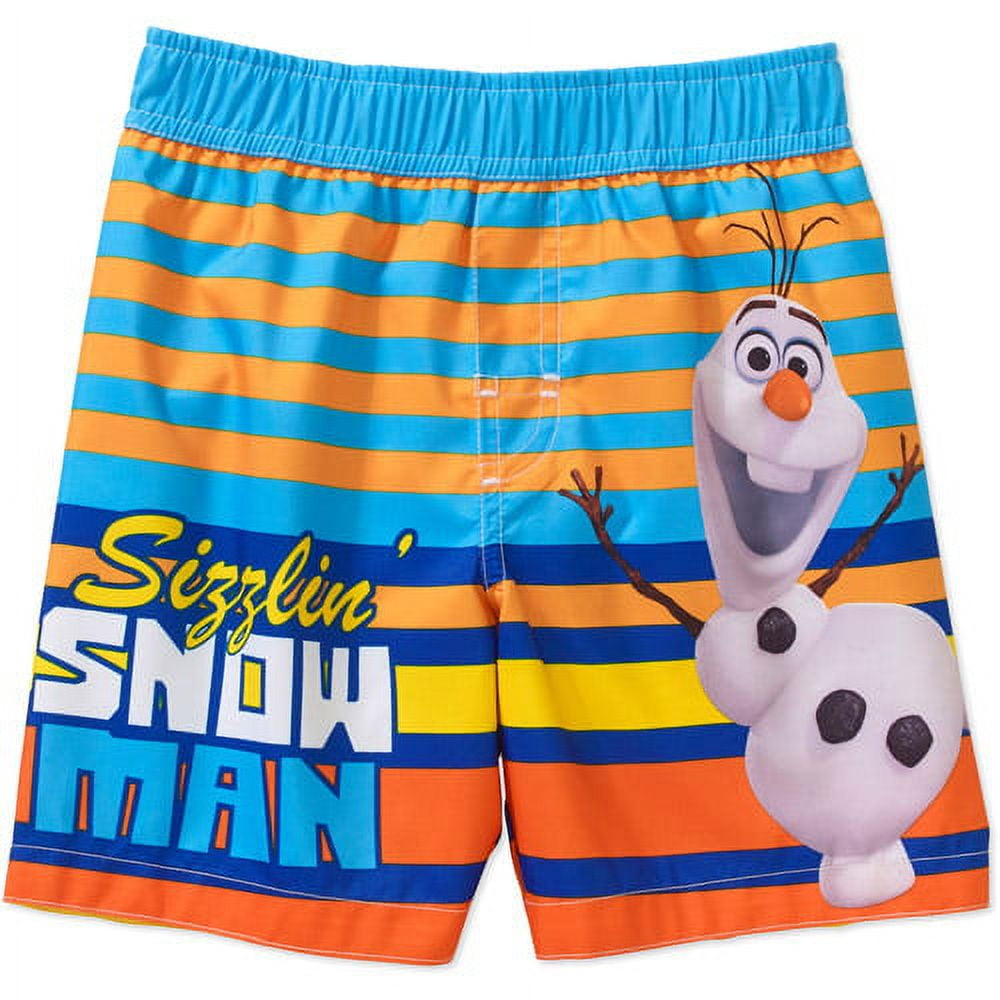 Disney Frozen Olaf Sizzling Baby Toddler Boy Swim Trunks - Walmart.com