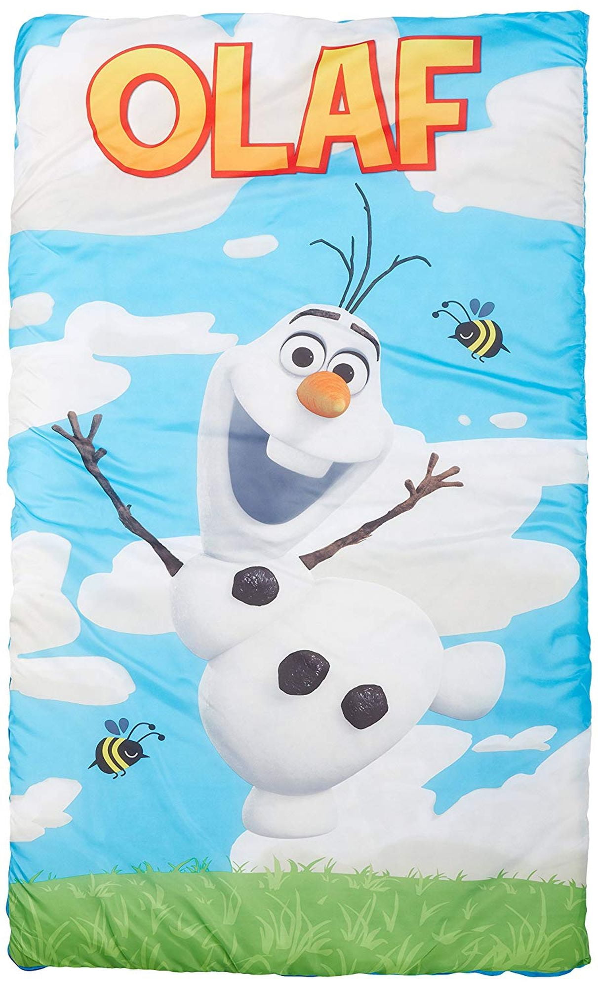 Disney Frozen Olaf Slumber Bag with Tote Backpack, Blue Sleeping Bag ...