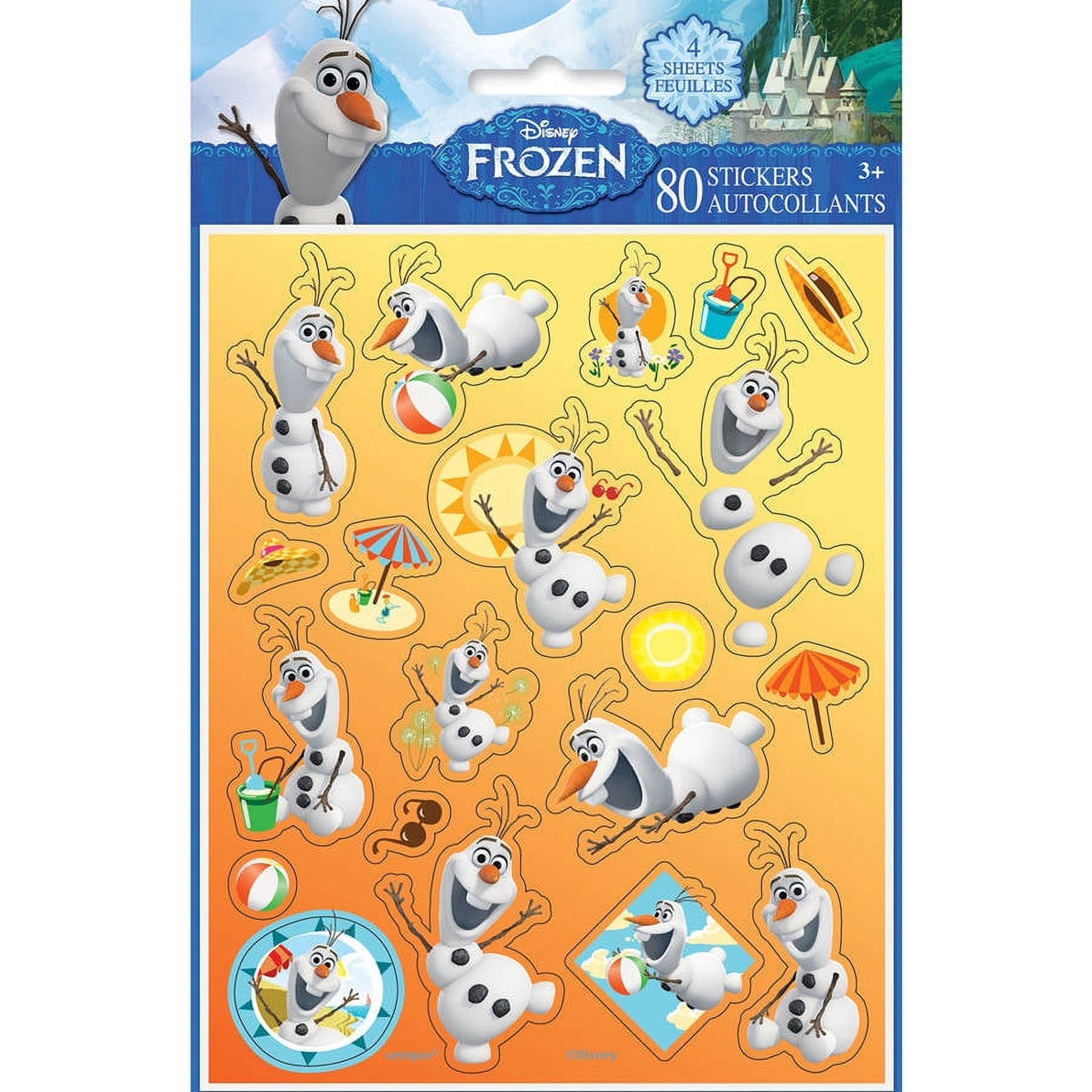 Disney Frozen Olaf Sticker Sheets, 4-Count - Walmart.com