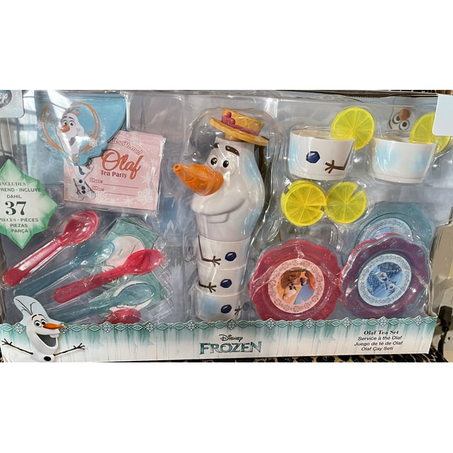Disney Frozen Olaf Tea Set 37 Pieces Playset - Walmart.com