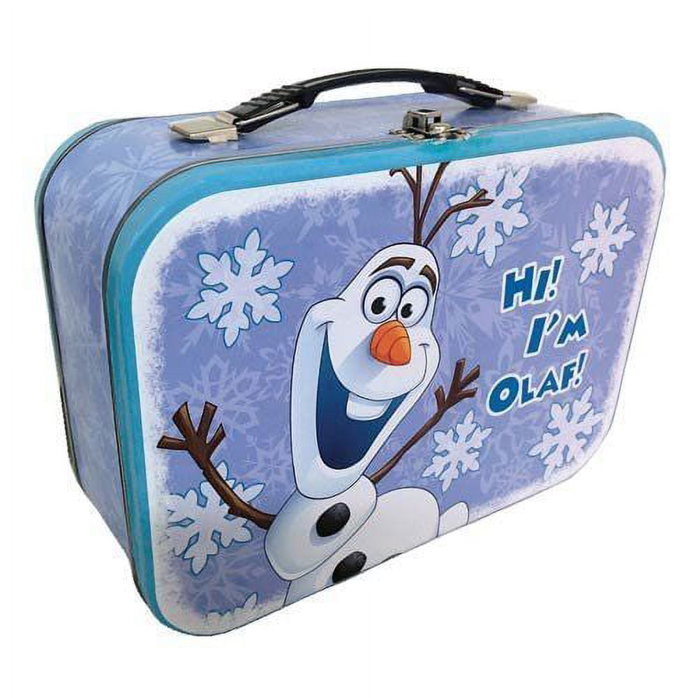 Disney Frozen Olaf Tin Tote Lunch Box Westland #26405 - Walmart.com