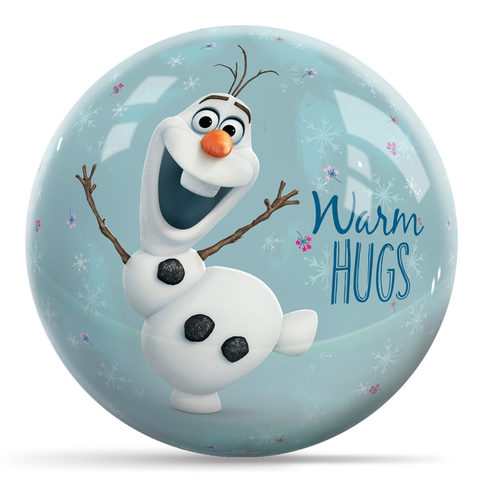 Disney Frozen Olaf Warm Hugs Undrilled Bowling Ball 10lb - Walmart.com