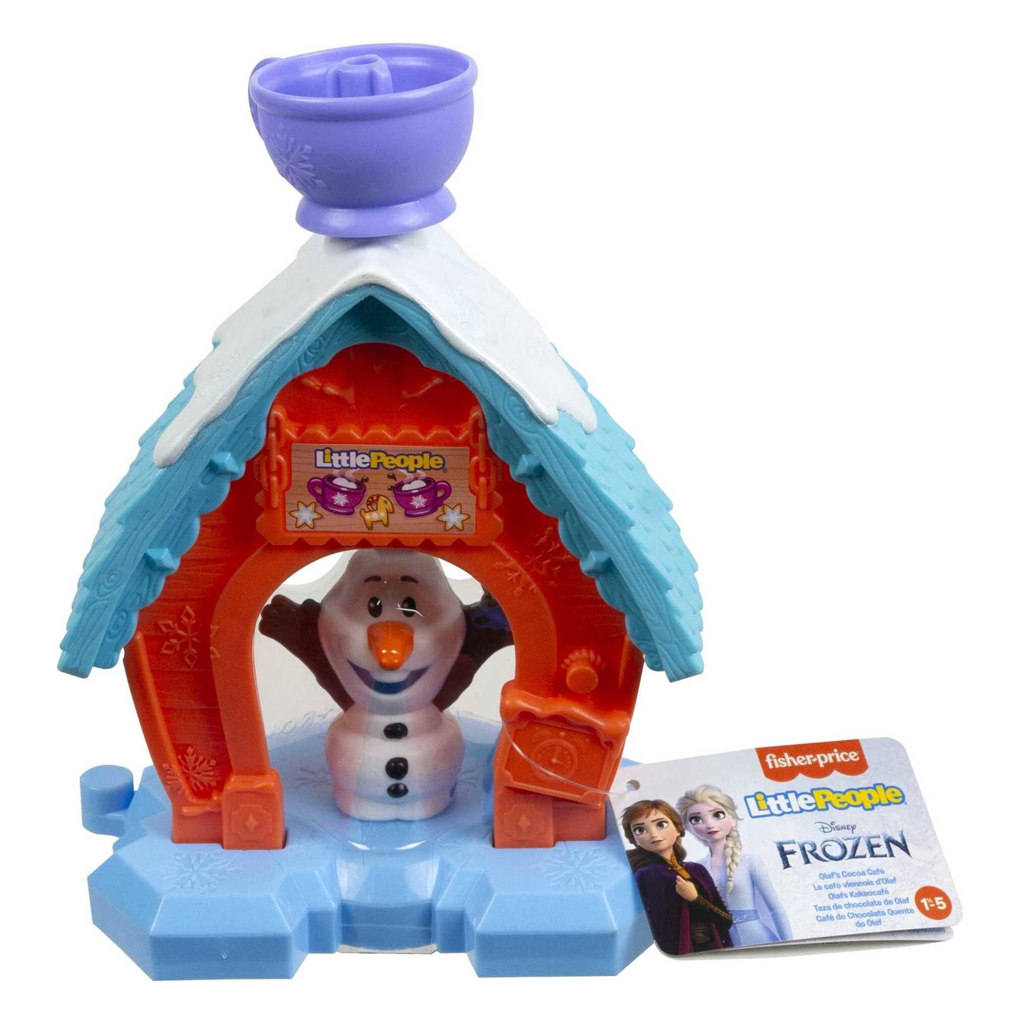 Disney Frozen Olaf’s Cocoa Cafe Little People Portable Playset with ...