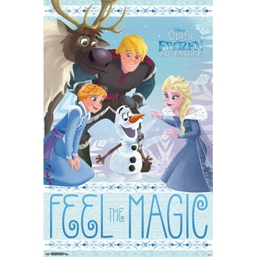 24X36 Disney Frozen - Group Wall Poster, 24" x 36", Framed - Walmart.com