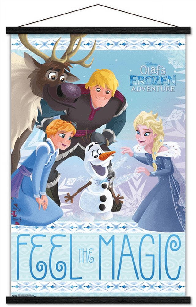 Disney Frozen: Olaf's Frozen Adventure - Elsa Wall Poster with Magnetic ...