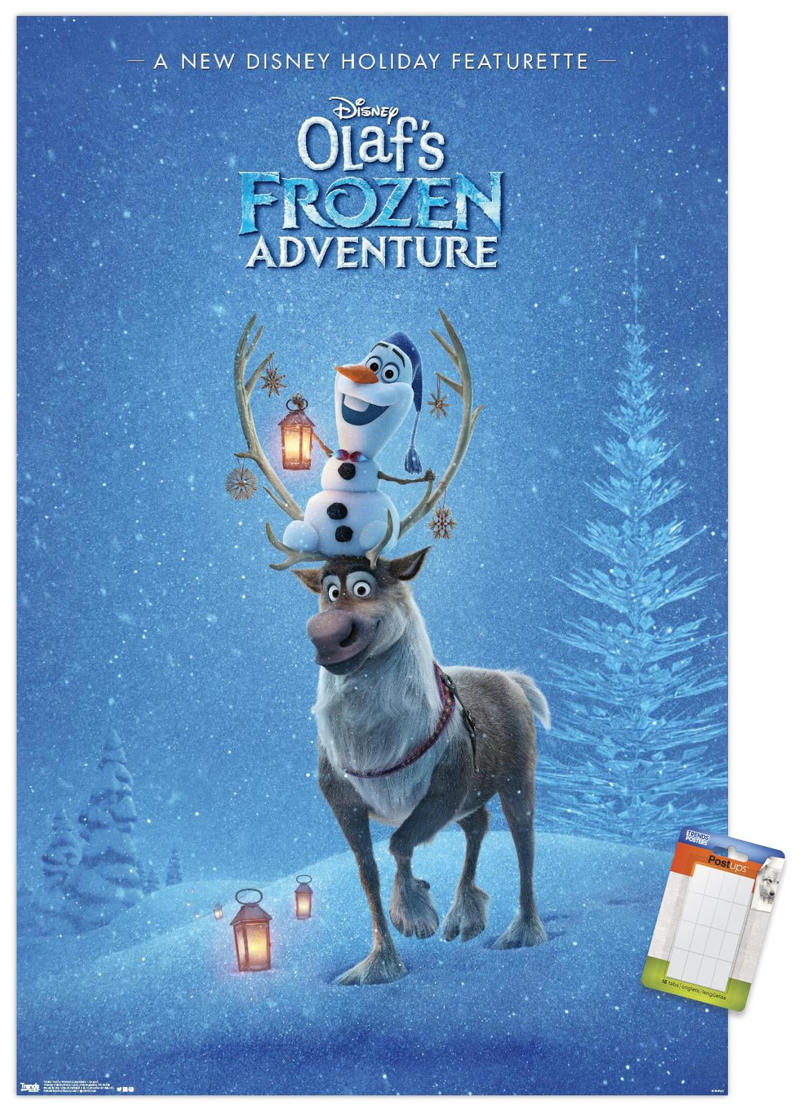 Disney Frozen: Olaf's Frozen Adventure - Teaser One Sheet Wall Poster ...