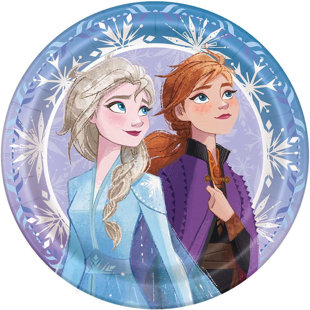 Disney Frozen Paper Dinner Plates, 9in, 8ct - Walmart.com