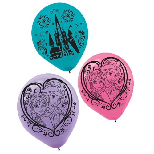 Disney Frozen Printed Birthday Party Balloons Decoration (6 Pack ...