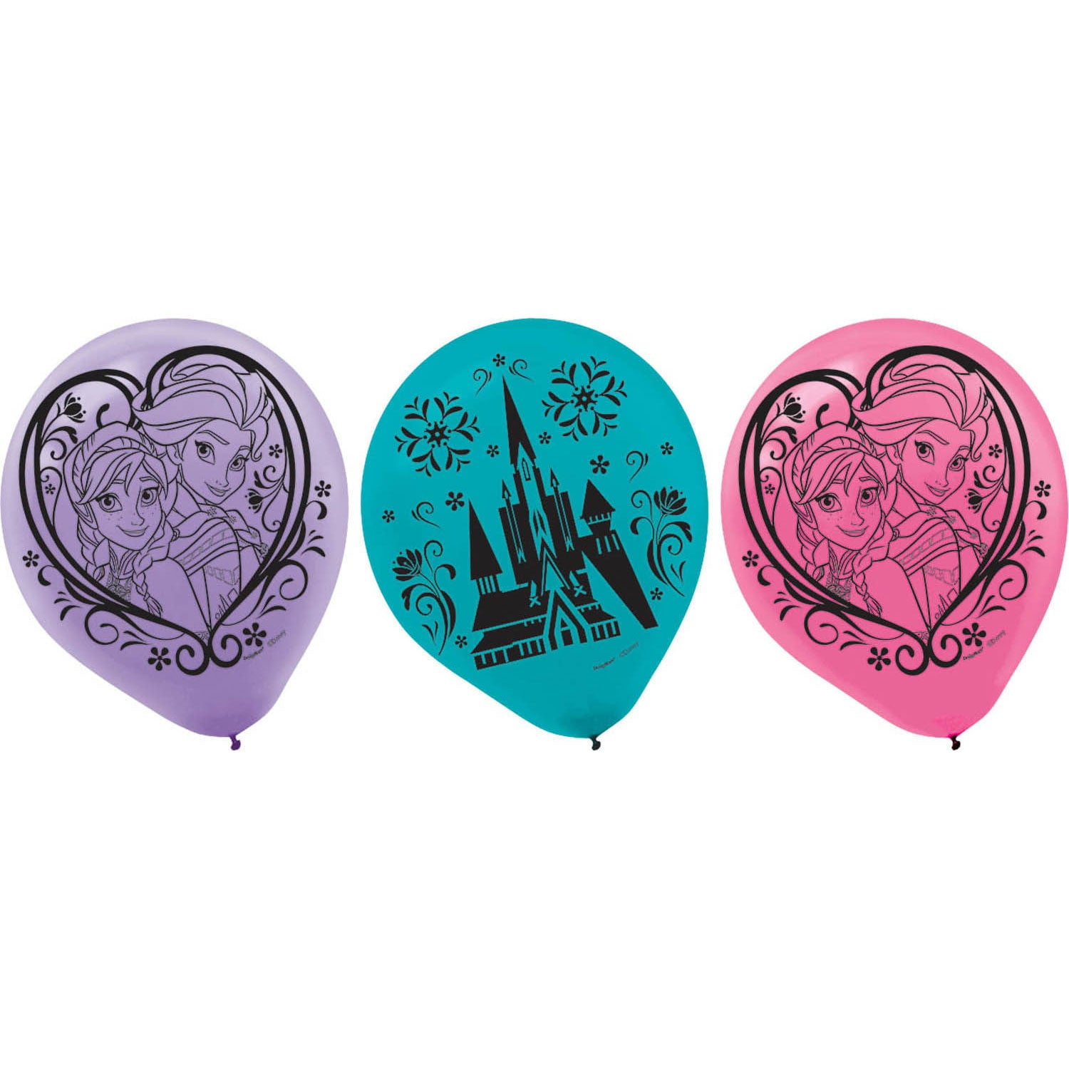 Disney Frozen Printed Birthday Party Balloons Decoration (6 Pack ...