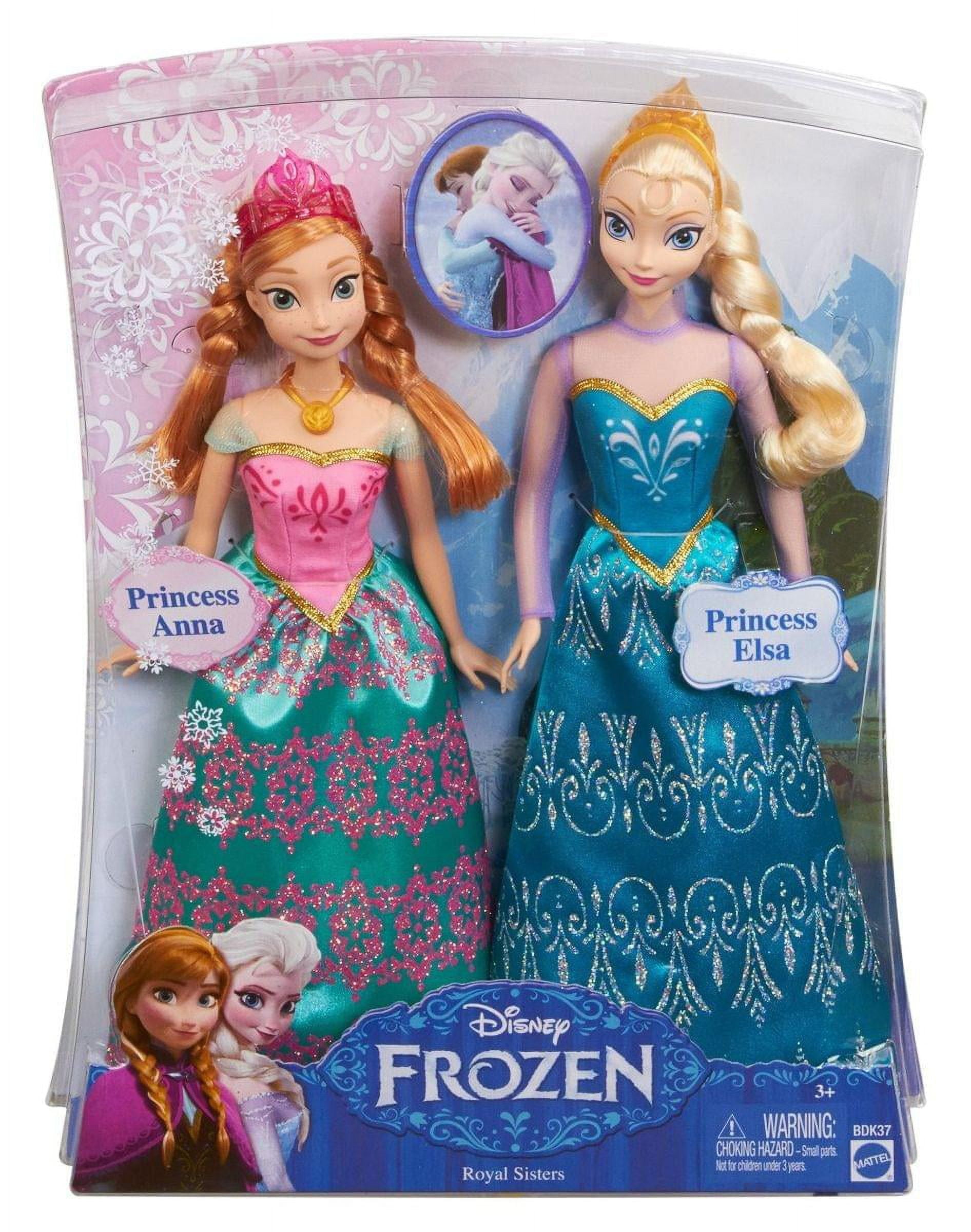 Disney Frozen Royal Sisters Doll Set Princess Anna & Princess Elsa 2013 ...