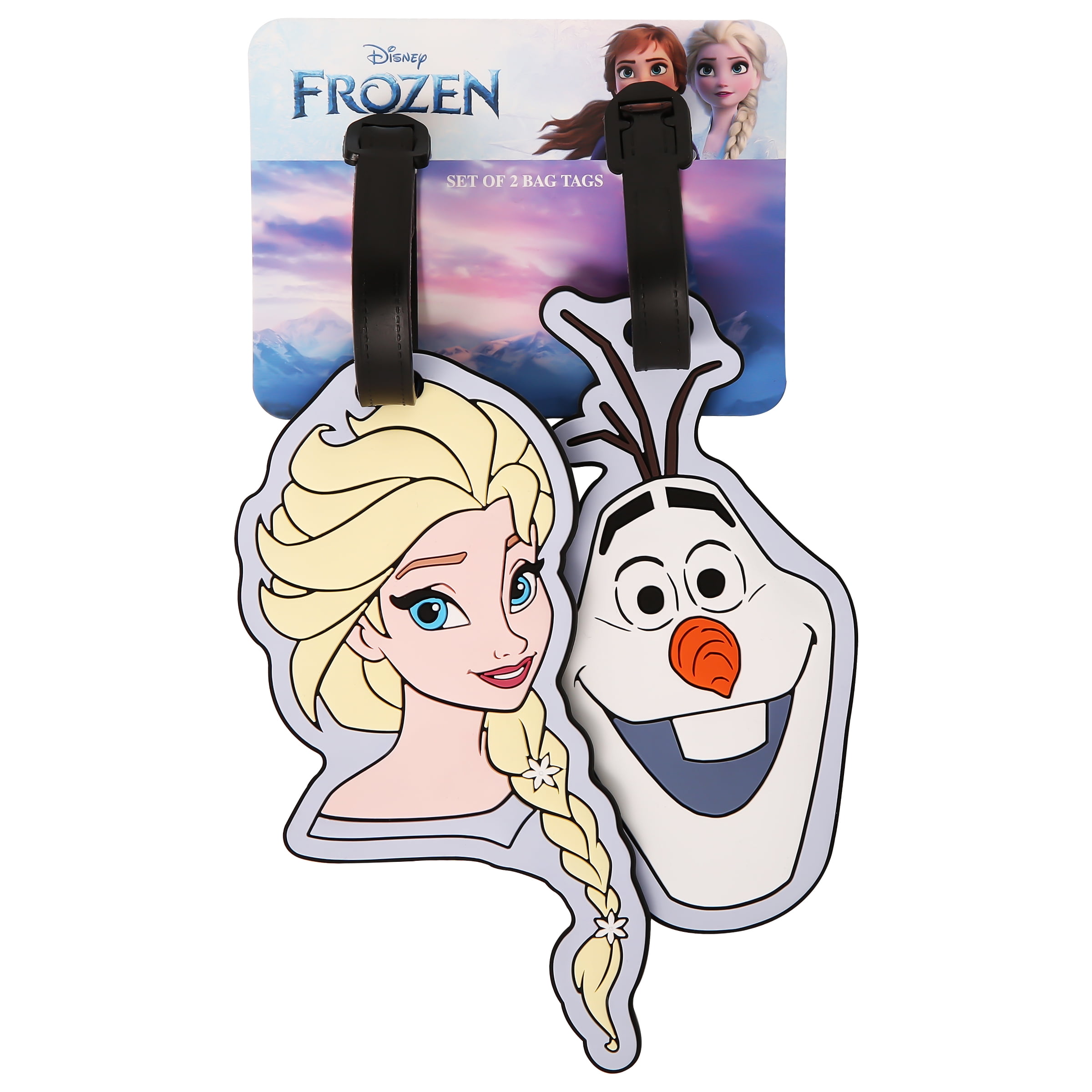 Disney Frozen Rubber Luggage Tags – Set of 2 (Kids and Adults - Walmart.com