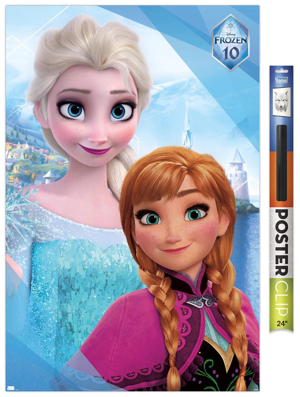 Disney Frozen - Sisters 10th Anniversary Wall Poster, 22.375" x 34 ...