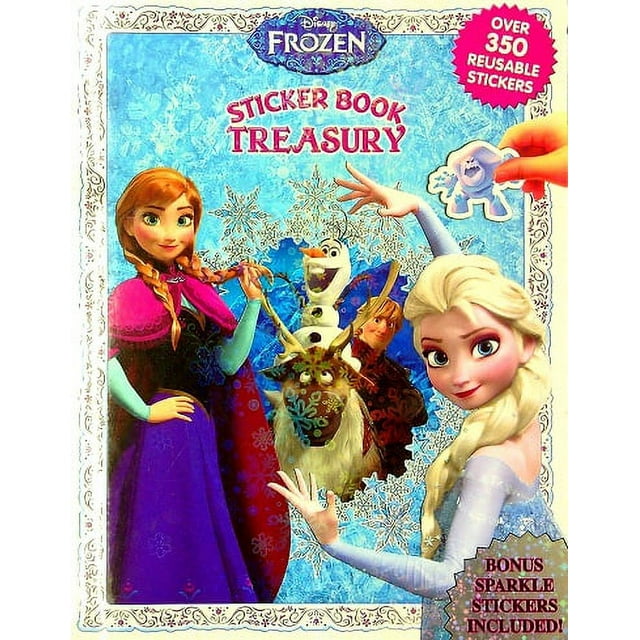 Disney Frozen Sticker Book Treasury - Walmart.com