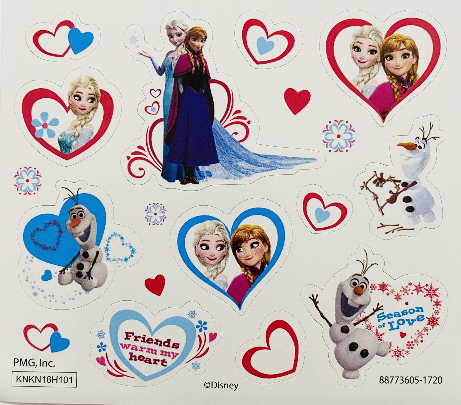 Disney Frozen Sticker Sheets 3 Sets - Walmart.com