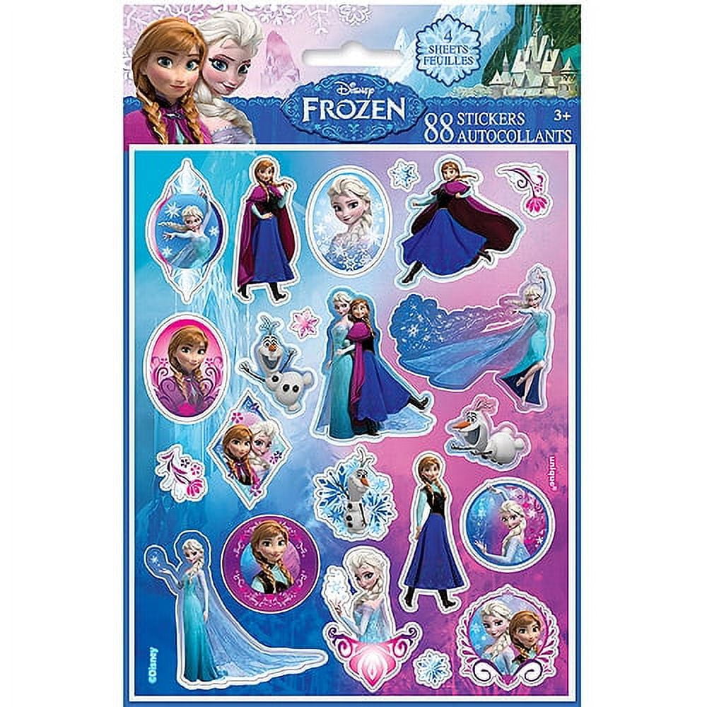 Disney Frozen Sticker Sheets, 4ct - Walmart.com