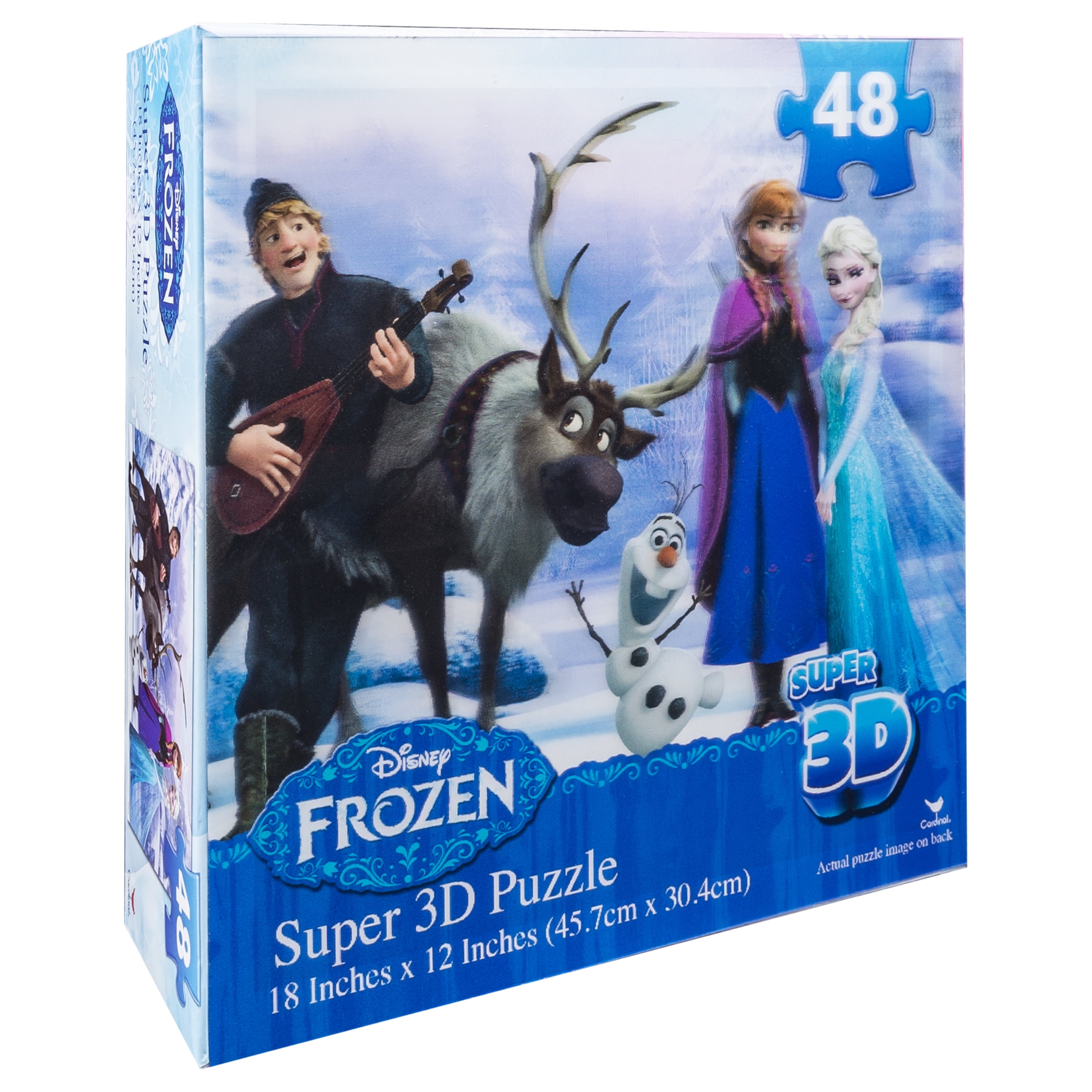 Disney Frozen, Super 3D, 48-piece Jigsaw Puzzle - Walmart.com