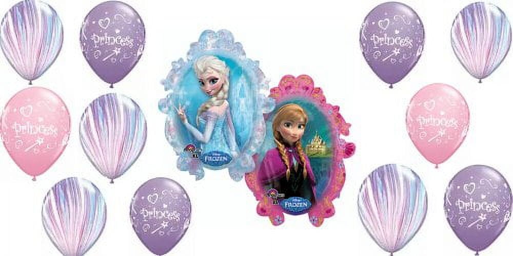 Disney Frozen Supershape Birthday Balloon Decoration 13 Piece Set ...