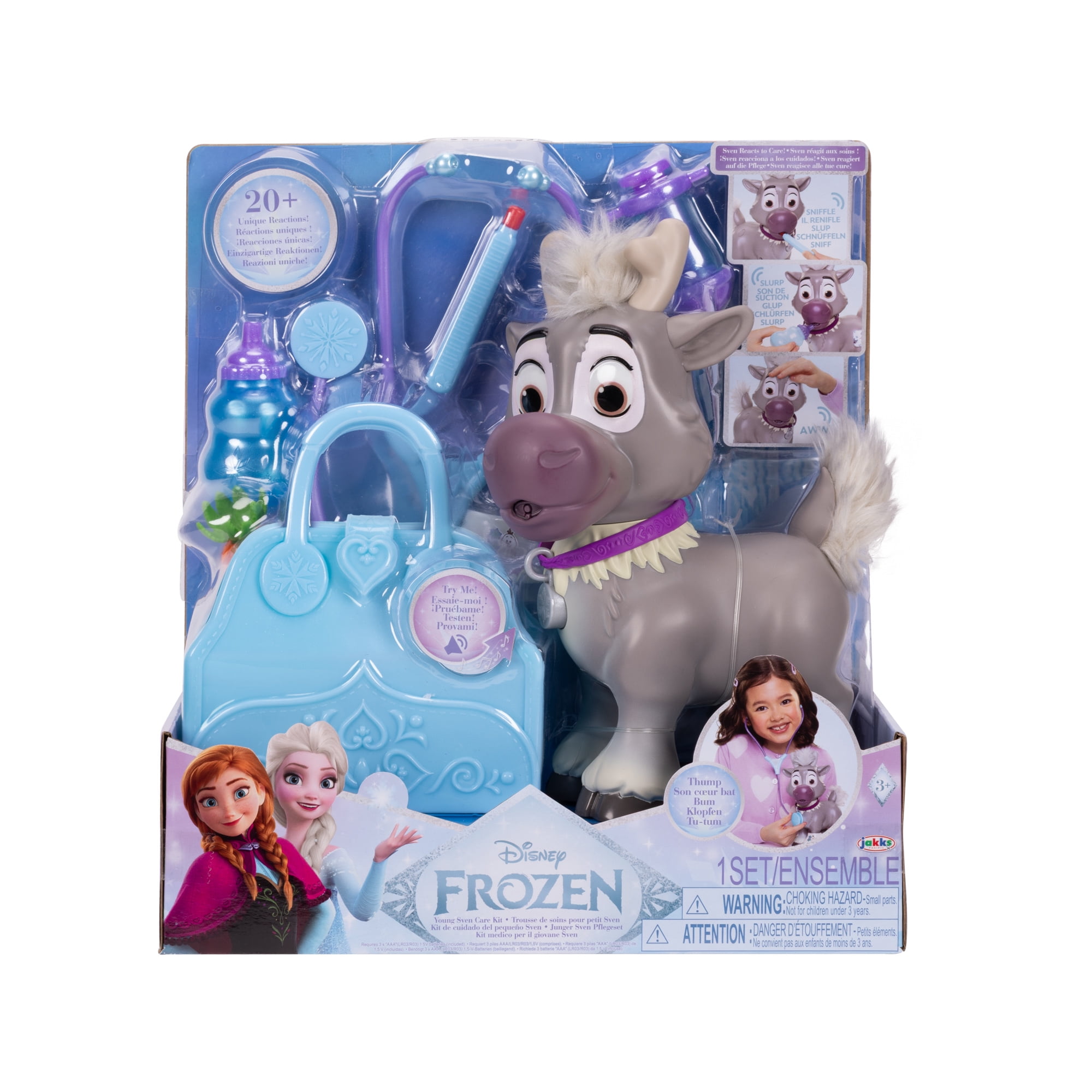 Disney Frozen Icy Magic Young Sven Care Kit - Walmart.com