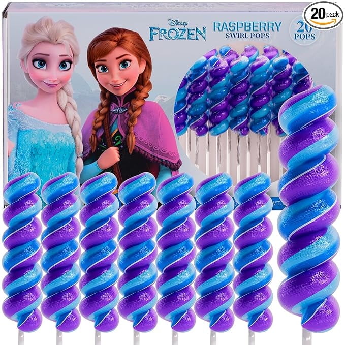 Disney Frozen Swirl Lollipops 20pk- Frozen Candy For Disney Frozen ...