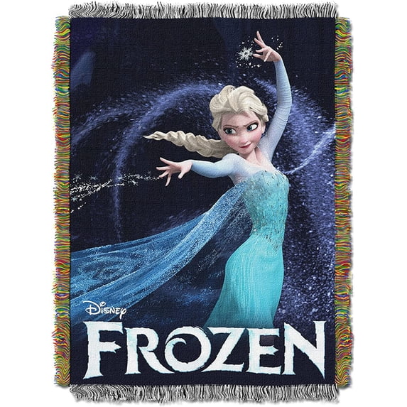 Disney Frozen Tapestry Throw Blanket, 48x60, Multicolor, Polyester ...