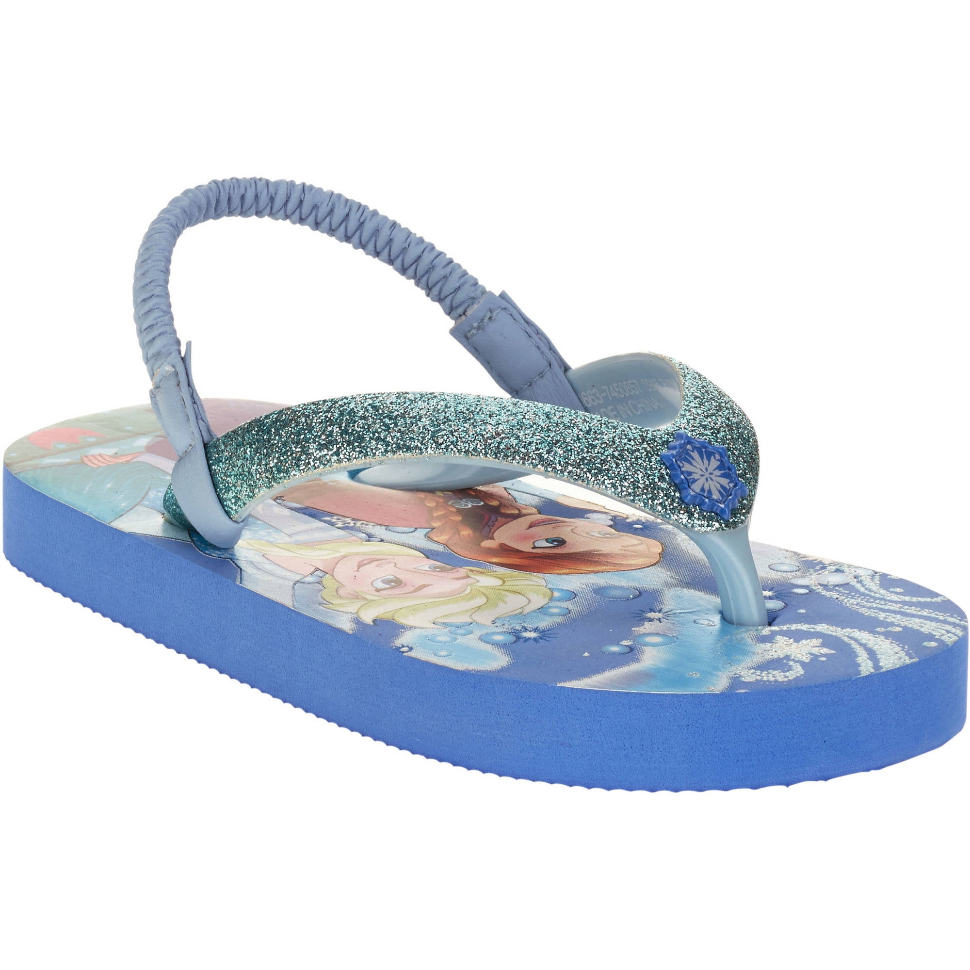 Disney Frozen Toddler Girls' Beach Flip Flop - Walmart.com