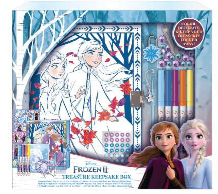 Disney Frozen Treasure Keepsake Box, Includes Lock and 2 Keys - Walmart.com