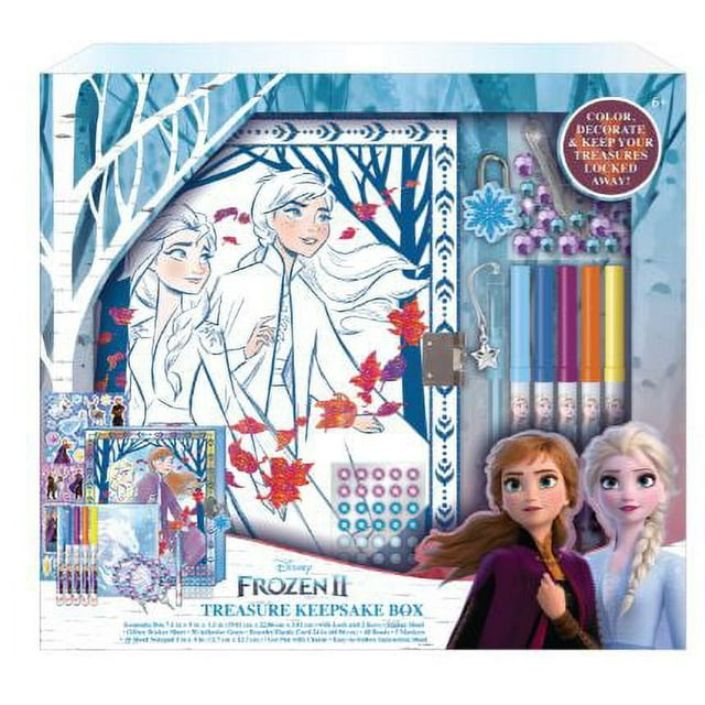 Disney Frozen Treasure Keepsake Box, Includes Lock and 2 Keys - Walmart ...
