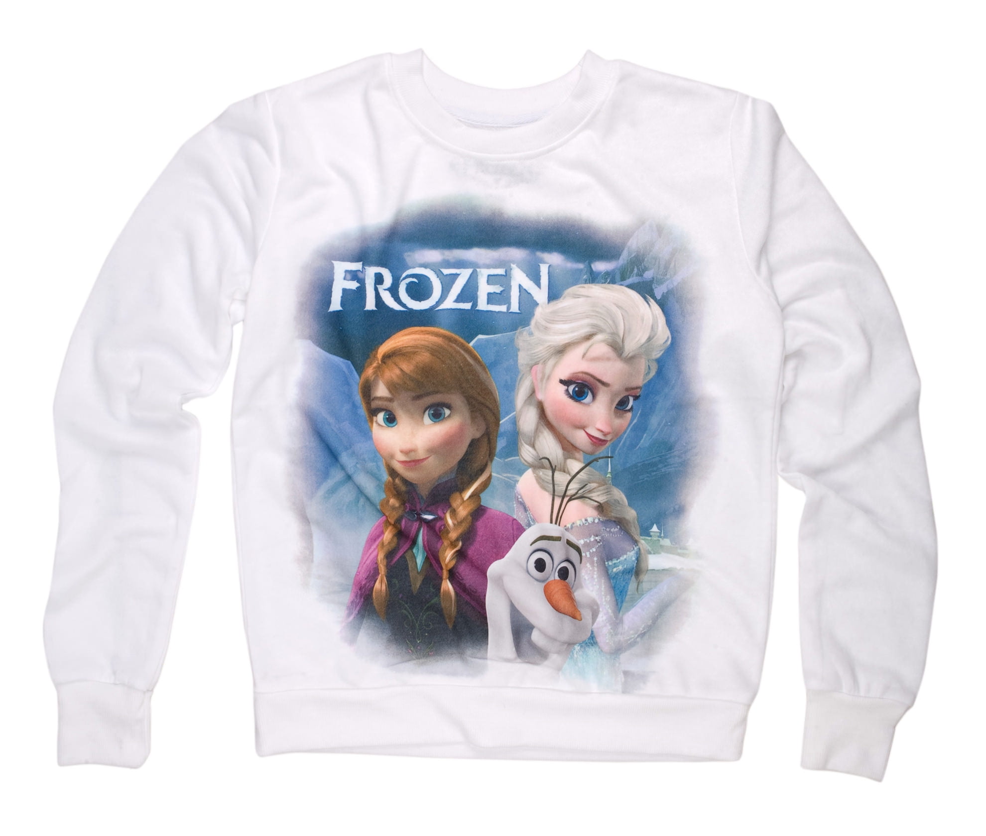 Disney Frozen Trio Fade Mens White Sweater Shirt | XL - Walmart.com